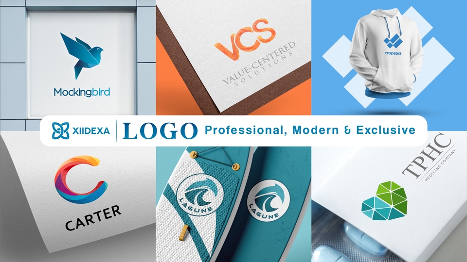 Desain Logo Professional, Modern & Exclusive dengan Unlimited Revisi