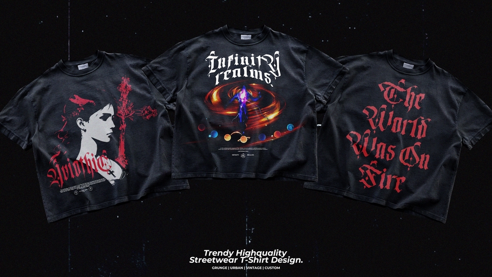 Design Kaos Streetwear | Vintage | Grunge | Urban | Futuristic