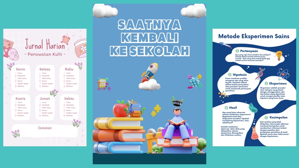 Pembuatan POSTER | AGENDA JADWAL Keren Menggunakan CANVA