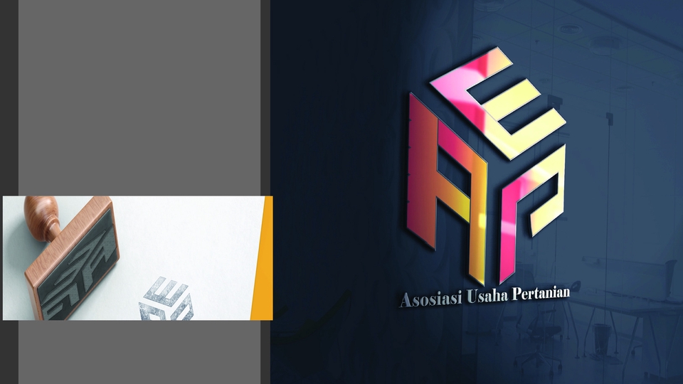 Logo Monogram Perusaahn kecil,menegah dan besar (12 jam selesai)