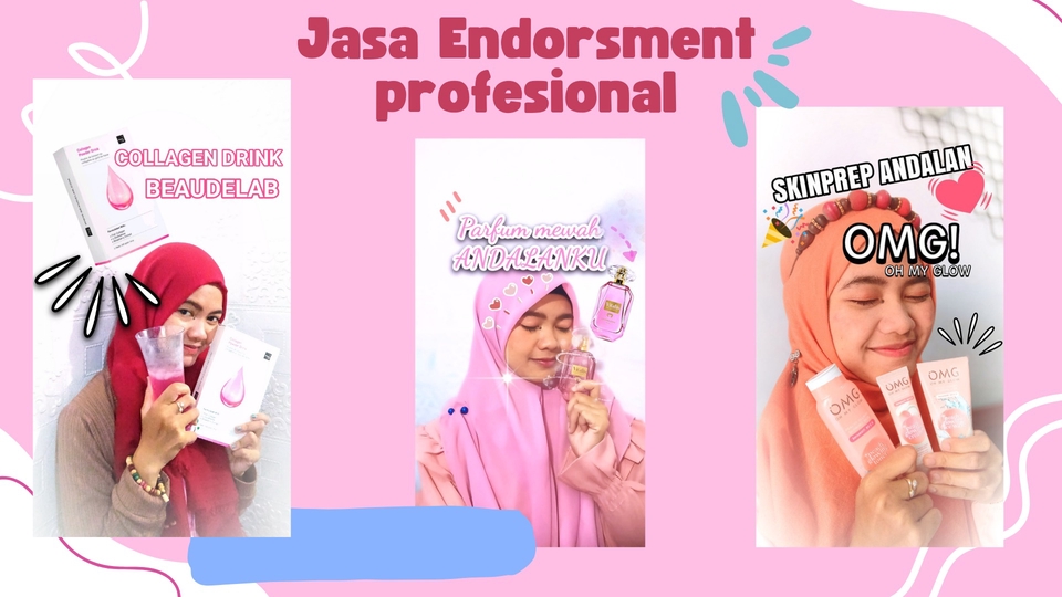 JASA ENDORSMENT-CEPAT, TERJANGKAU DAN BISA REVISI KONTEN
