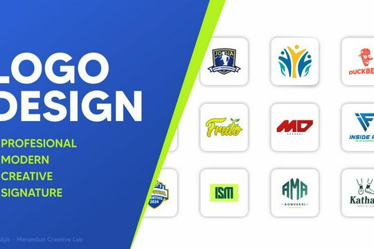 DESAIN LOGO 1 HARI JADI, FREE REVISI