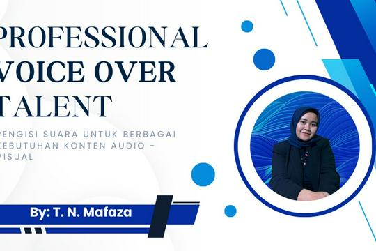 Voice Over (Pengisi Suara) Wanita Spesialis YouTube/Konten "Can Revise