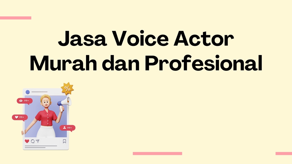 Jasa Voice Actor
