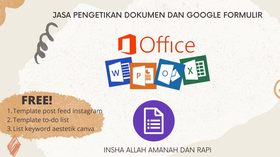 PENGETIKAN DOKUMEN, SPREADSHEET, POWERPOINT, KONVERSI FILE, DLL-Insha ...