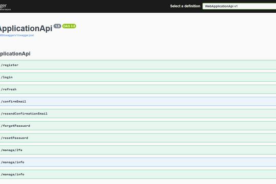 Backend C# ASP.NET Core (Web API)