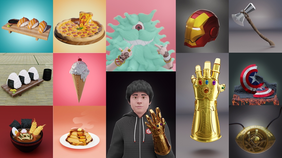 3D model Character Design & 3D Model Products