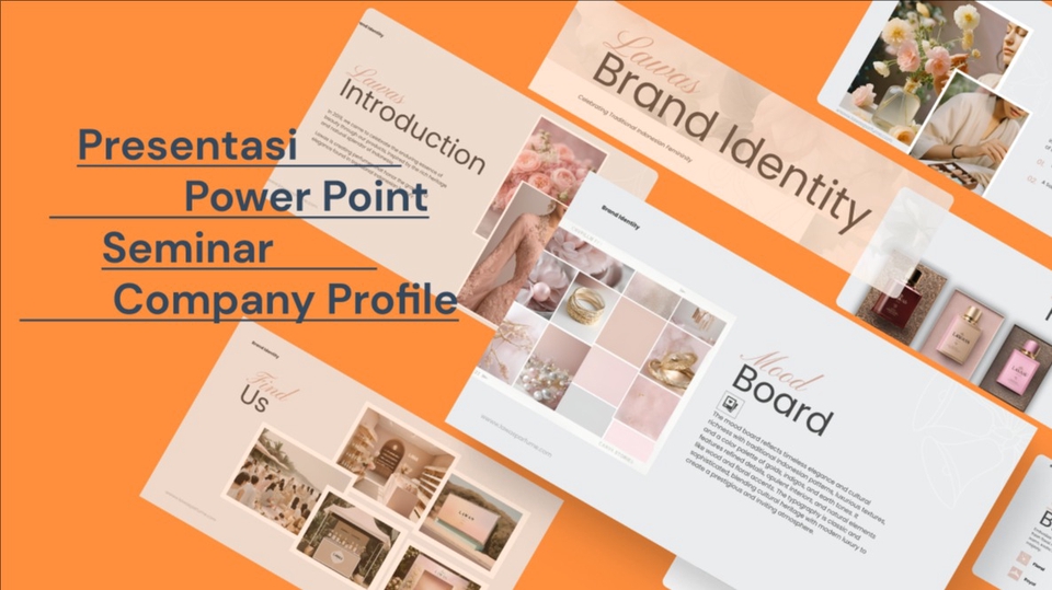 Presentasi PowerPoint, Seminar, Company Profile Professional