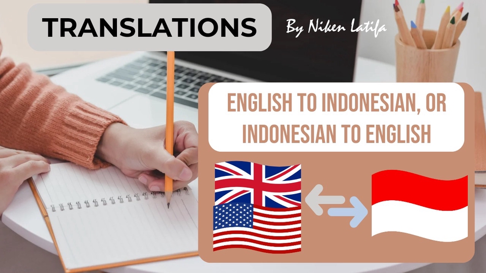 Terjemahan Bahasa Inggris dan Bahasa Indonesia