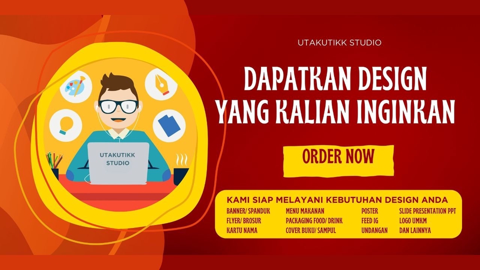 Pembuatan Design UMKM/ PERUSAHAAN Banner, Flyer, Broschure, Feed IG ...