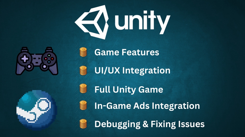 Unity Game developer ( 2D,3D ) และ Feature ภายในเกมต่างๆ