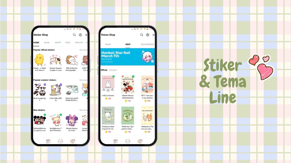 Jasa Mengirim Gift Stiker/Tema Line