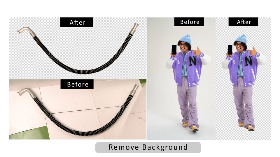 Photo Editing (Remove object, Change Color, Remove Background)