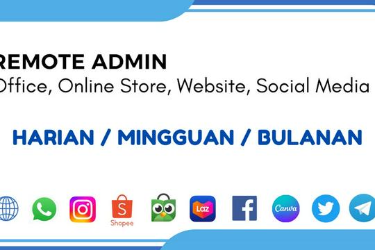Jasa Remote|Virtual Admin||Office/Sosmed/Marketplace/Online Shop ...