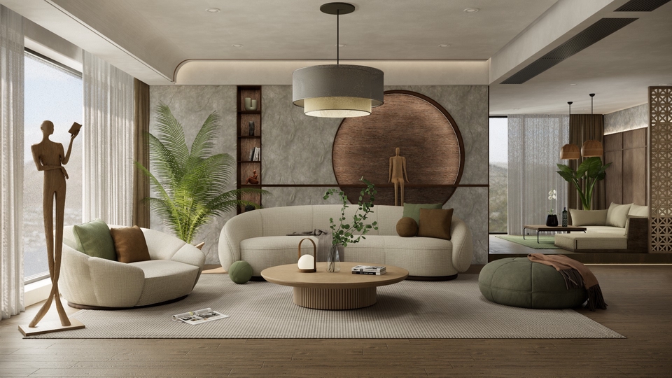 Rendering 2d + animasi interior/exterior high quality
