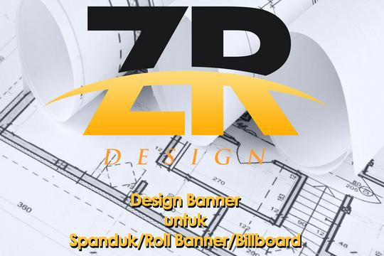 Desain Spanduk, Roll Banner, dan Billboard