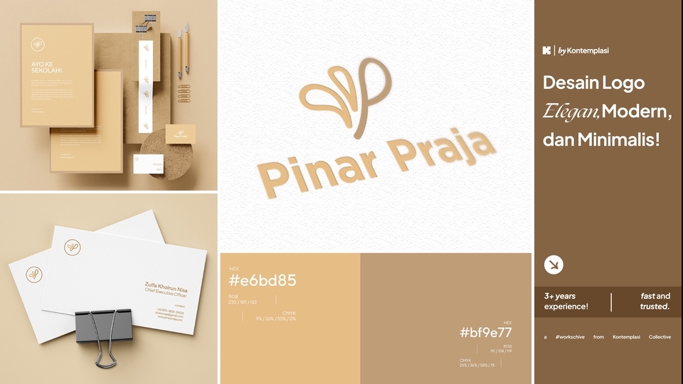 Desain Logo Minimalis dan Modern Untuk Brand Anda!