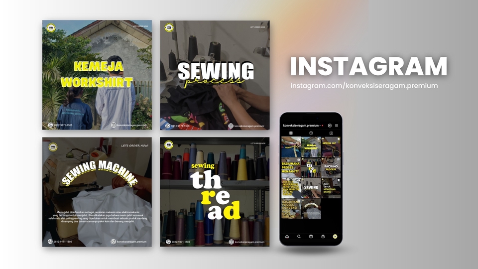Desain Konten Feed Instagram (1 hari posting)