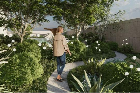 3D Perspective rendering Landscape Design