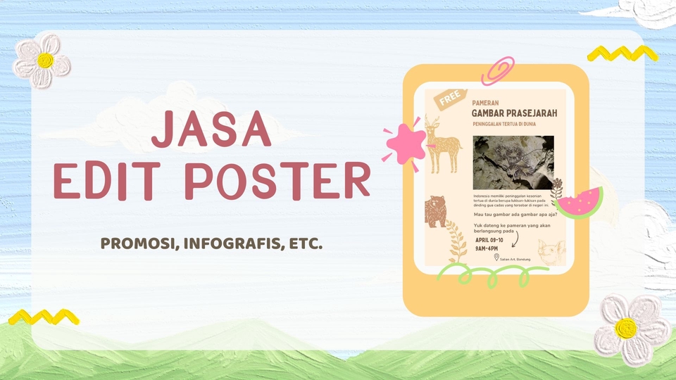 EDIT POSTER PROMOSI/INFOGRAFIS ETC.