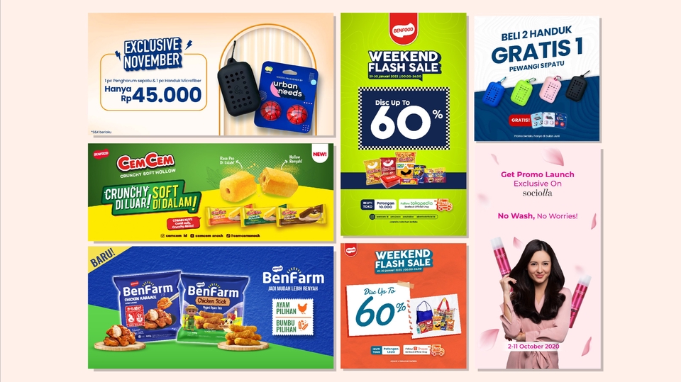 Desain Web Banner / Promotion Needs