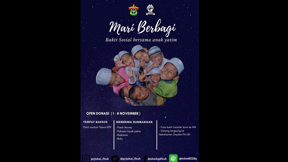 Desain banner, poster, brosur, flyer