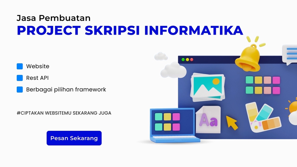 Jasa Pembuatan Project Skripsi Mahasiswa | Website || Rest API