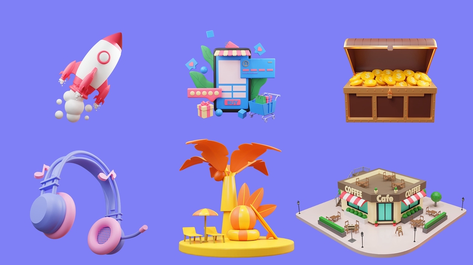 3D illustration, 3D Icon, 3d Art