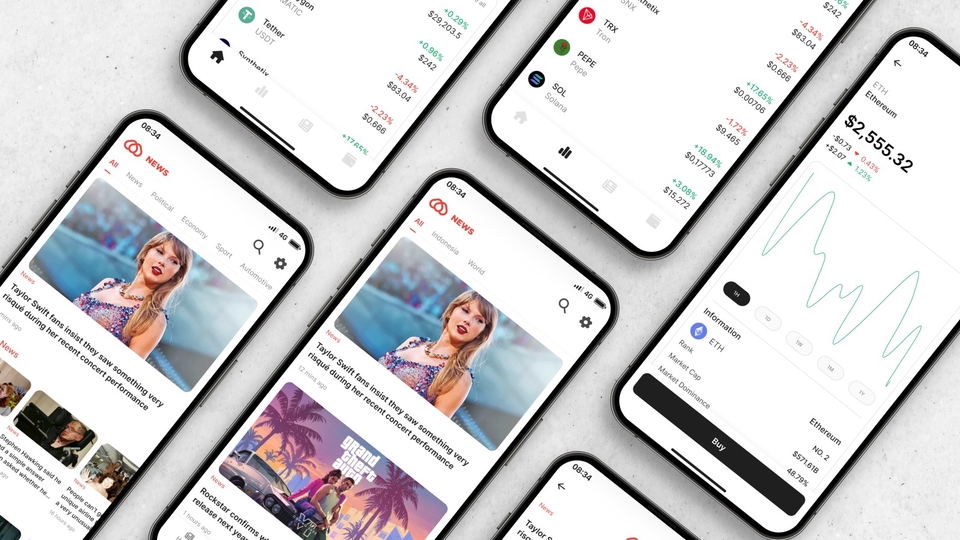 UI/UX untuk mobile dan website