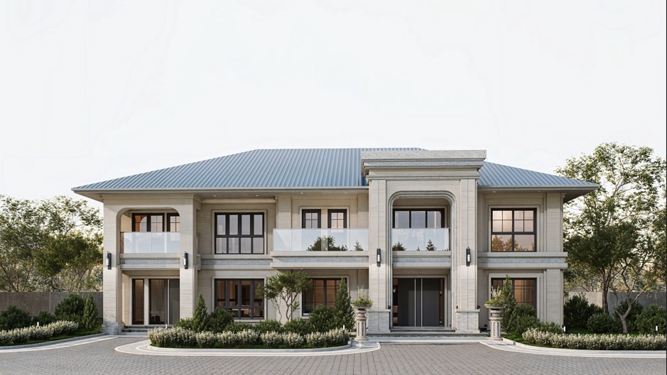 Small Building-3D Rendering