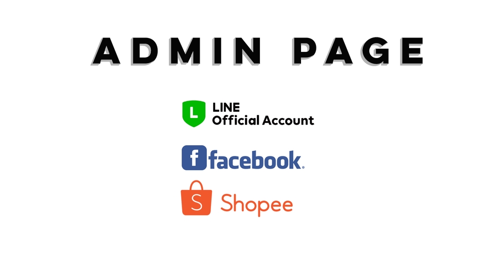 Admin ตอบคำถาม รับออเดอร์ ปิดการขาย ให้ข้อมูลลูกค้าทางโซเชียล