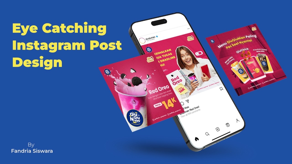 Desain Instagram Post, Instagram Story, dan Thumbnail Tiktok