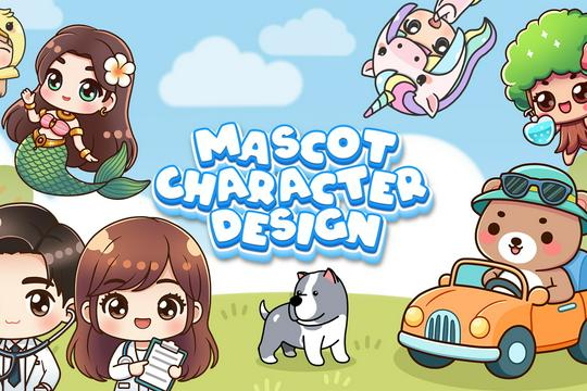 รับออกแบบ Character & Mascot