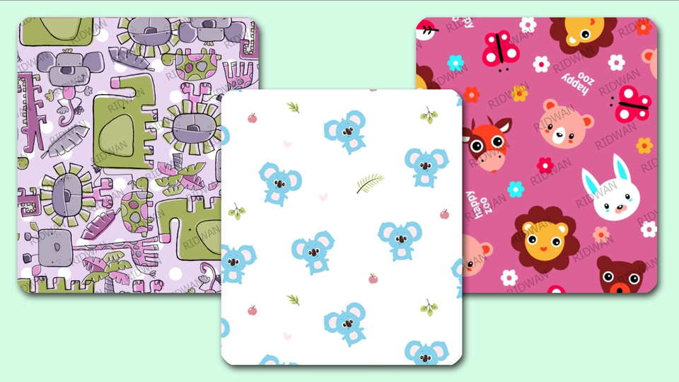 Desain Motif Untuk Baju Anak dan Bayi