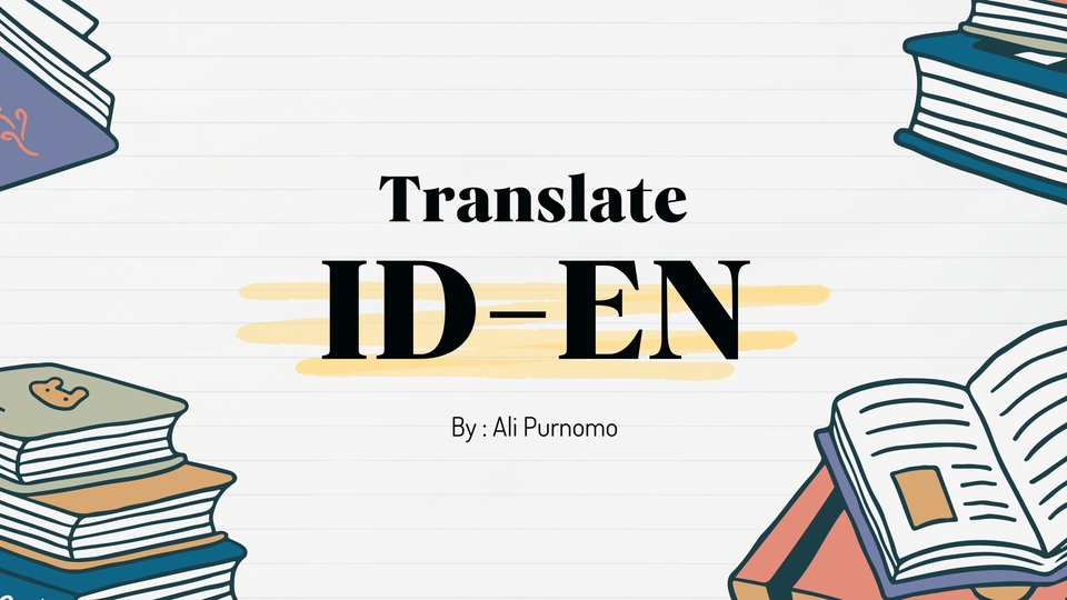 Jasa Translate EN-ID/ID-EN