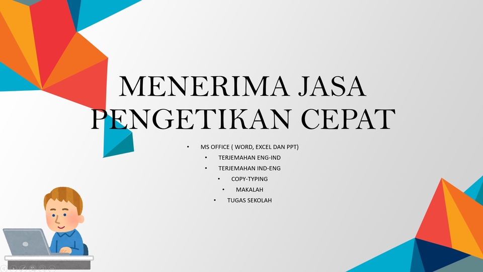 Pengetikan umum ( Cepat, Rapih, Sesuai EYD dan Murah