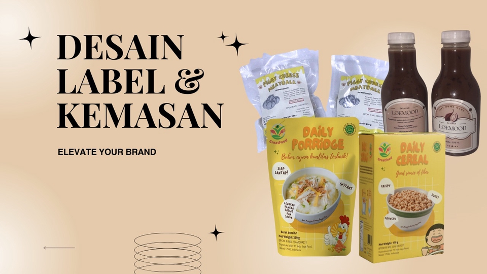 Desain Label & Kemasan Kreatif - TRUSTED & FAST RESPOND