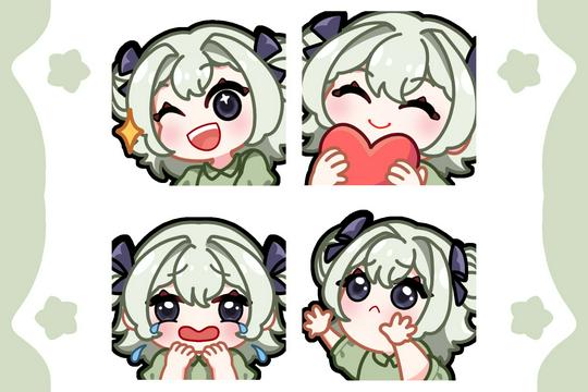 Emotes untuk asset stream atau sosial media