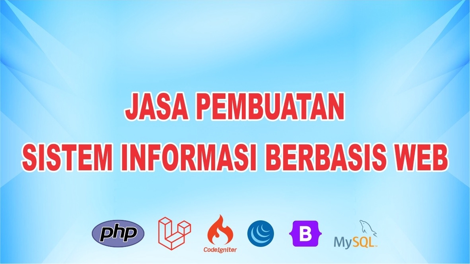 Jasa Pembuatan Sistem Informasi Berbasis Web