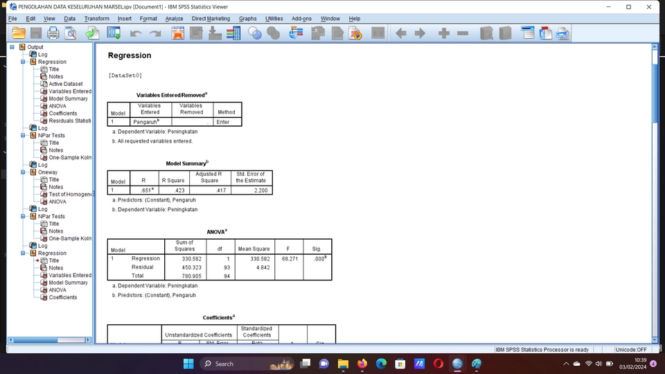 Jasa Pengolahan Data Dengan SPSS
