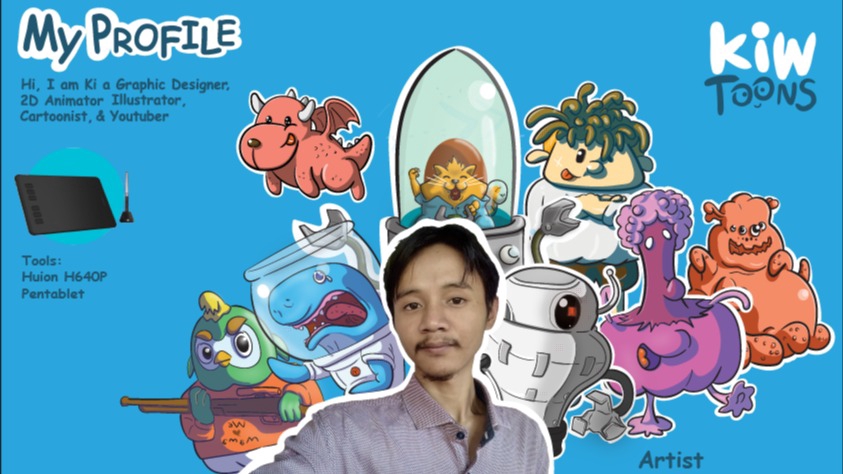 Desain Kartun Karakter Imut, Lucu dan Unik untuk berbagai keperluan