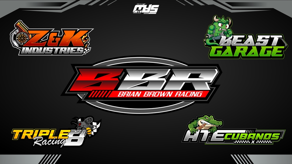 Saya akan mendesain logo tim balap tomotif/ logo racing yang keren