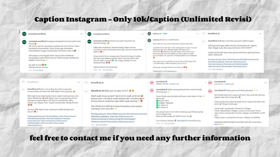 Copywriting | Instagram Caption Expert