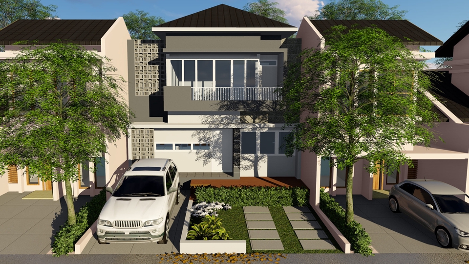 JASA ARSITEK LENGKAP | 3D MODELING, RENDERING, DED, DAN RAB