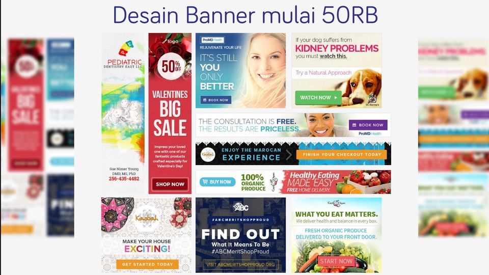 Desain Banner Iklan 1 Hari Jadi Revisi Unlimited