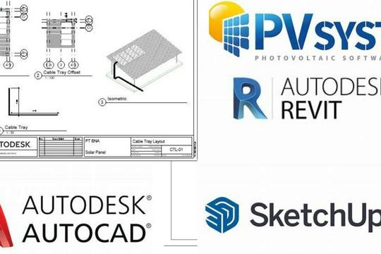 Desain & Analisis Panel Surya Menggunakan PVsyst, AutoCAD, SketchUp ...