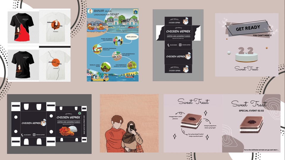 Design logo sederhana dan mudah