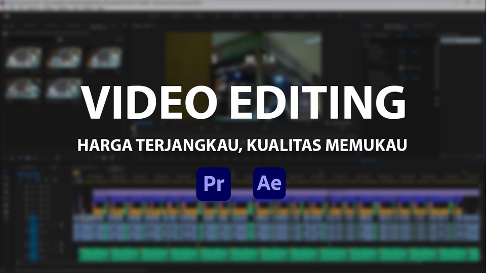 Video Editing konten Youtube Podcast, Film, Short Movie, Iklan, dll
