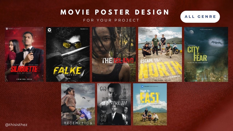 Design Poster Film ala Netflix/Cinema
