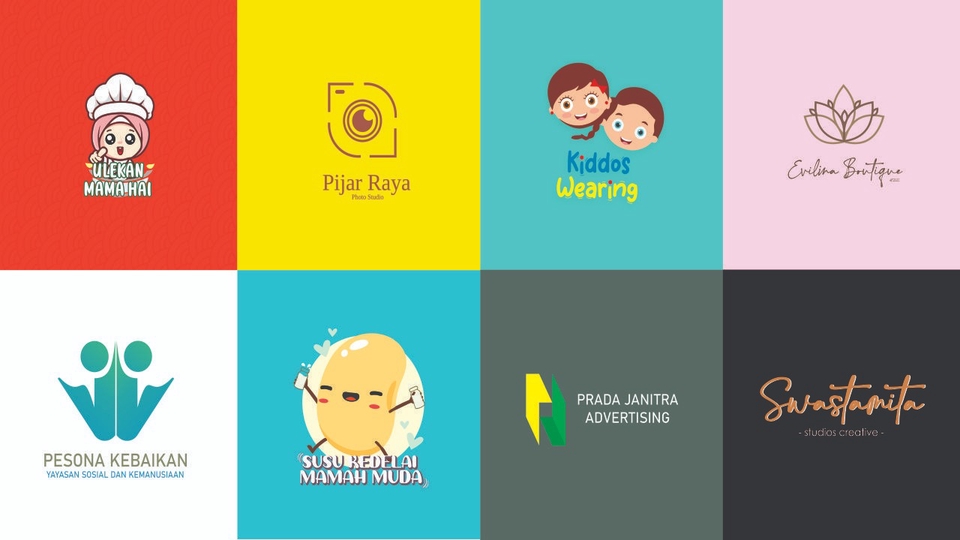 Jasa Desain Logo Profesional - Modern & Minimalis